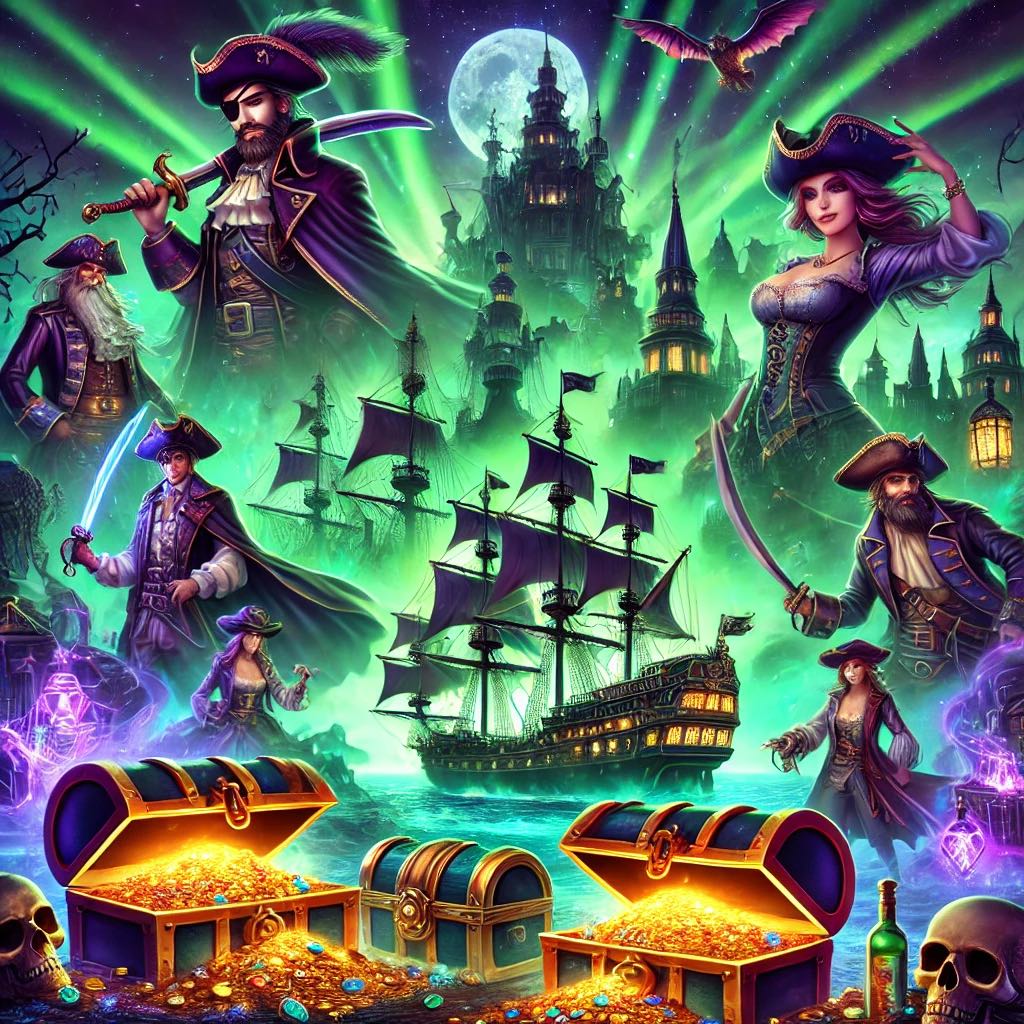 Pirates: Explore the ocean. Fight monsters and other pirates. Level up ...